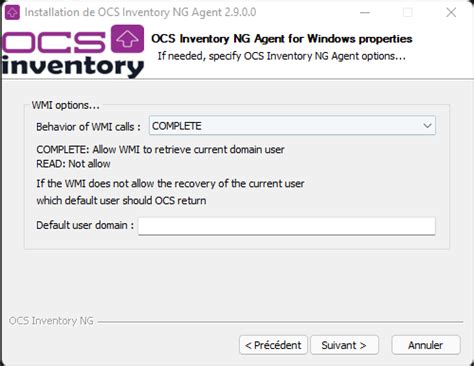 Ocs Inventory Ng Agent 2x On Windows Operating Systems Ocs Inventory Documentation