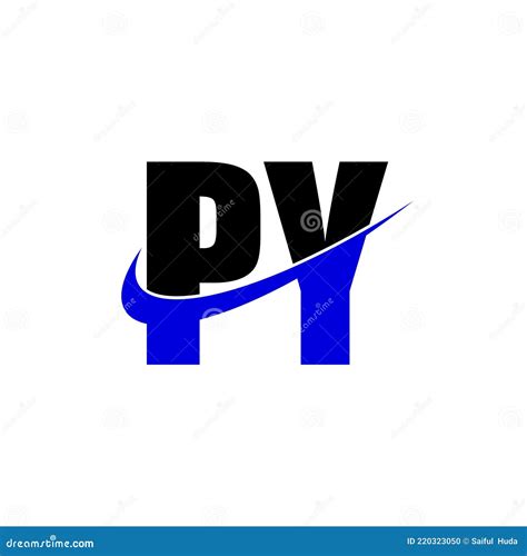Letter PY Simple Monogram Logo Icon Design Stock Vector Illustration Of Connection Modern
