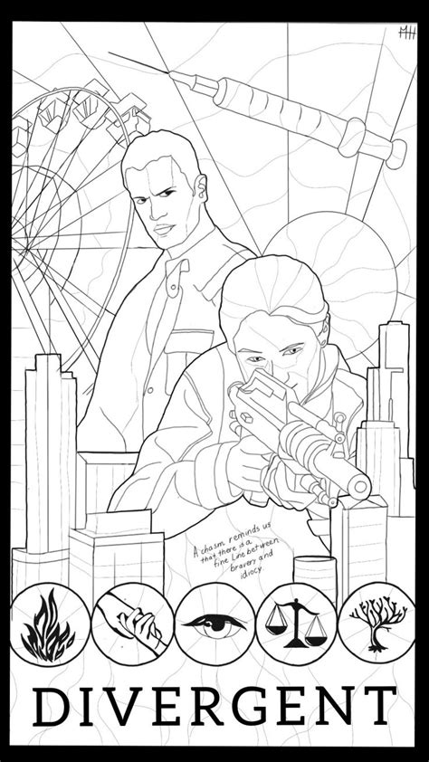Divergent Symbols Coloring Pages 2025