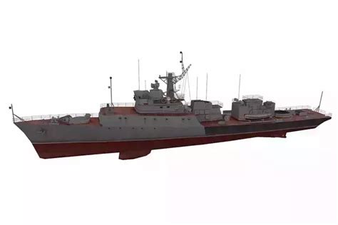 3d Model Grisha Class Corvette Vr Ar Low Poly Cgtrader