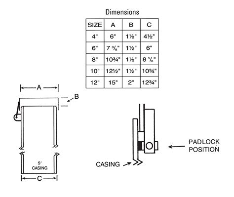 Steel Casing Dimensions