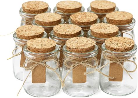 Frascos De Vidrio Con Tapas De Corcho Frascos Para Recuerdos De Boda