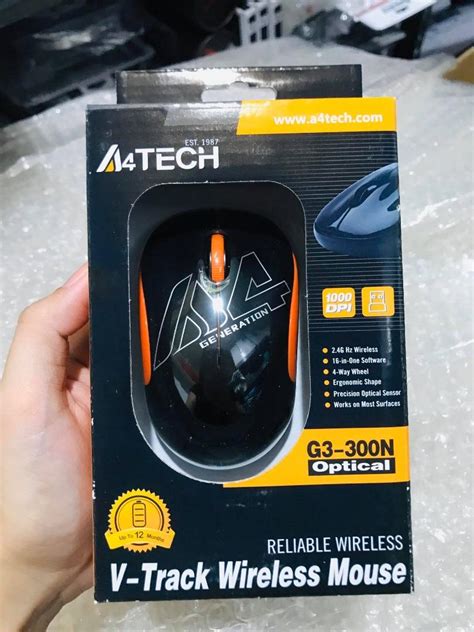 A4Tech G3 300N V Track Padless Wireless Mouse Computers Tech Parts Accessories Mouse