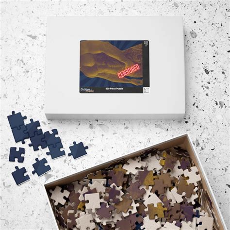 Jigsaw Puzzle Of A Hard Man 1 Frontal Male Nudity Mature Adult Content NSFW Puzzle Gift For