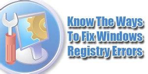 Know The Ways To Fix Windows Registry Errors EXEIdeas Let S Your Mind Rock