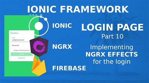 Ionic Tutorial 118 Login Page 10 Implementing Ngrx Effects Youtube