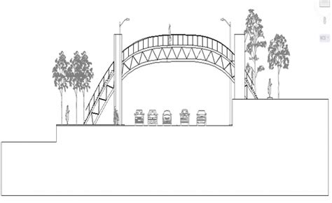 Fly Over Bridge Dwg File