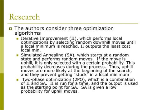 Ppt Query Optimization In Database Systems Powerpoint Presentation Free Download Id 1817773