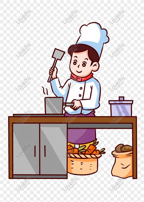 요리 요리사 그림 요리 Png 일러스트 무료 다운로드 Lovepik