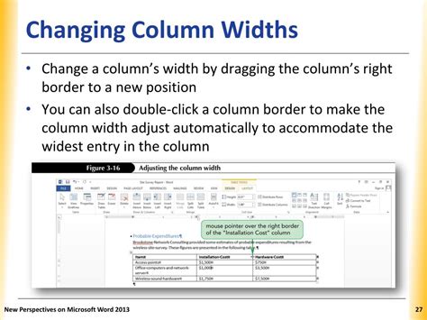 ppt word tutorial 3 creating tables and a multipage report powerpoint