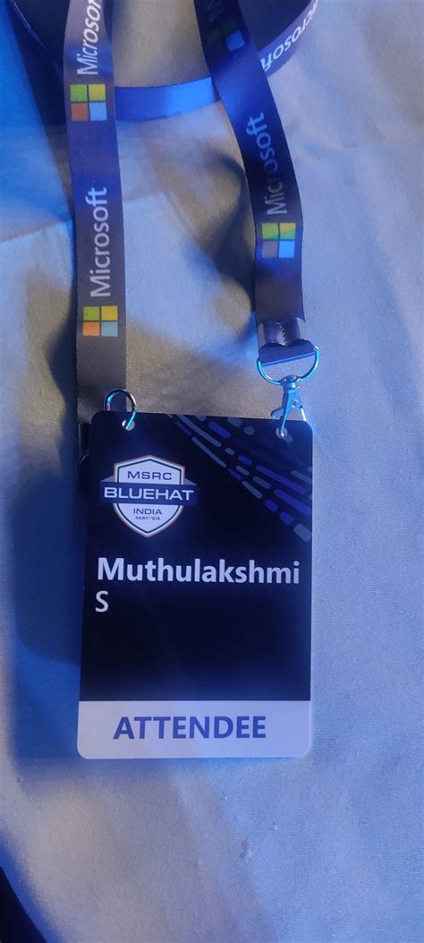 Muthulakshmi Shiva On Linkedin Bluehat Msrc