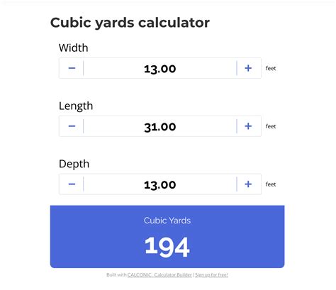 How To Calculate Cubic Yards