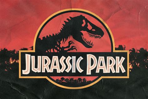 Original Jurassic Park Logo Jurassic Park 1 3 Trilogie Limited