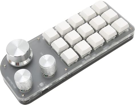 Mini Teclado Macro De 15 Teclas Teclado Para Jogos Com Fio Tipo C Com 3 Botões Função De
