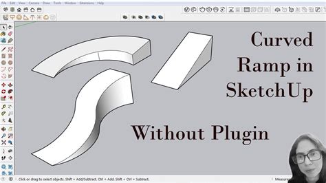 Design And Build A Beautiful Curved Ramp In Sketchup Ramp Design