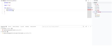 Xtoolsgopls Invalid Errors When Using Pkgm Vs Code Snippet · Issue