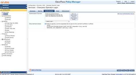 Clearpass Operator Login With Active Directory Flomain Networking