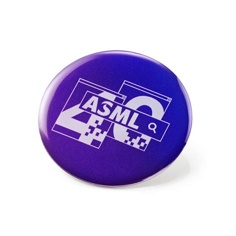 Asml 40 Years 90s Pin Asml Store