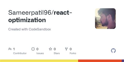 Github Sameerpatil React Optimization Created With Codesandbox