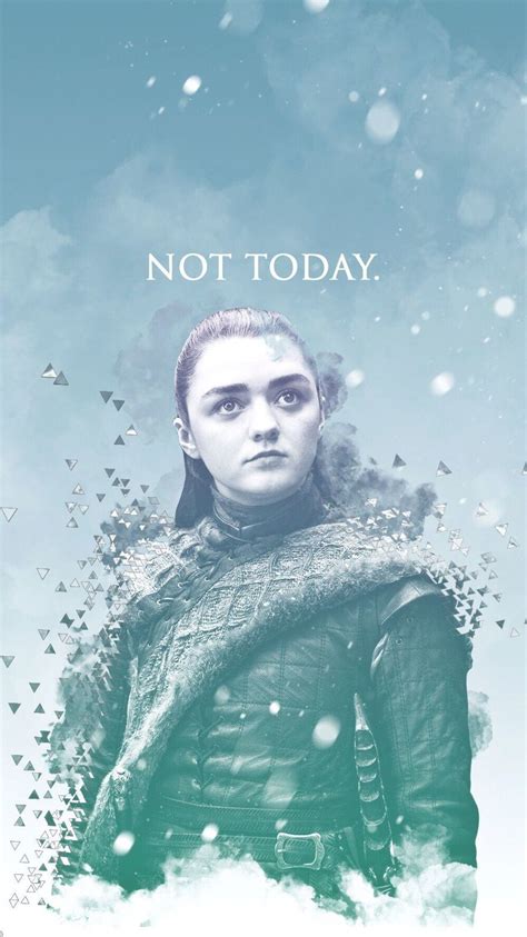 Arya Stark Game Of Thrones Wallpaper Not Today