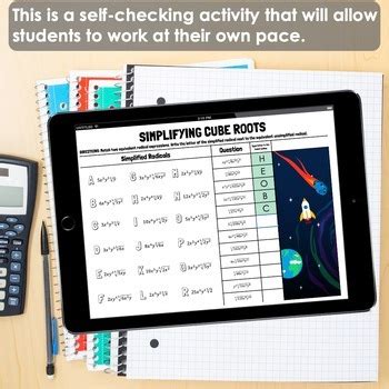 Simplifying Cube Roots Digital Activity By Newton S Solutions TPT