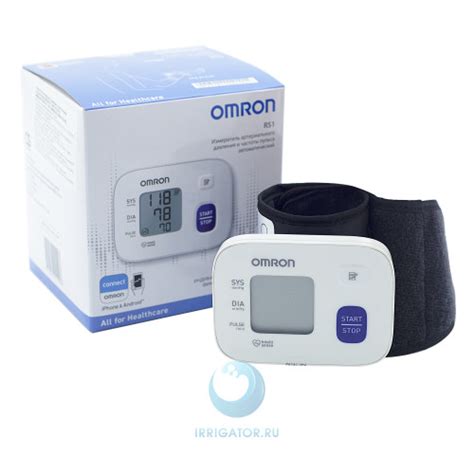 Тонометр OMRON RS1 (HEM-6120-RU), купить в интернет-магазине Ирригатор.ру