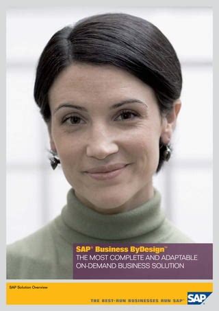 SAP ByD Brochure PDF Business Business And Finance