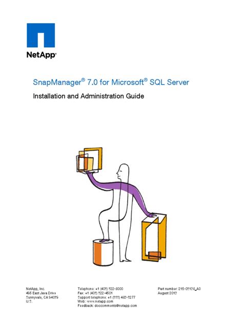 Snapmanager 70 For Microsoft Sql Server Pdf Microsoft Sql Server Databases