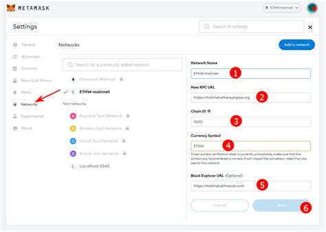 How To Connect Ethereum Pow Ethpow To Metamask