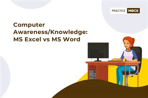 computer awareness knowledge ms excel vs ms word practicemock