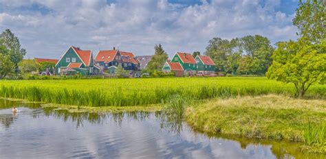 Holland Historic Architectures And Landscapes Editorial Photography Image Of Canal Fields