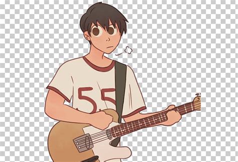 Bass Guitar Electric Guitar Cartoon Png Clipart Anime Art Bass Guitar Beck Cartoon Free