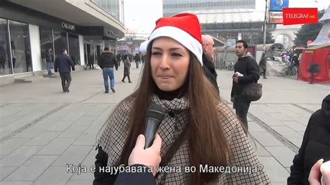 Анкета Која е најубавата жена во Македонија Youtube