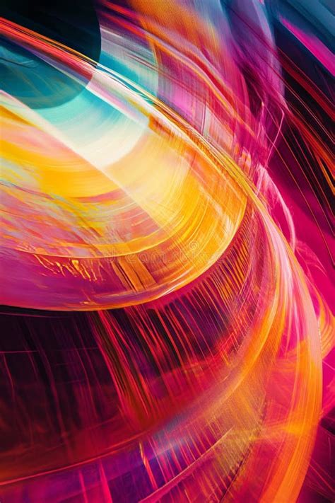 vibrant abstract light trails in motion creating dynamic and colorful
