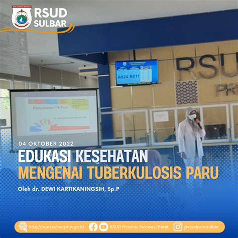 Edukasi Kesehatan Mengenai Tb Paru Rsud Sulbar