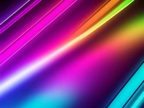 Premium Ai Image Abstract Colorful Neon Background Ai Generated