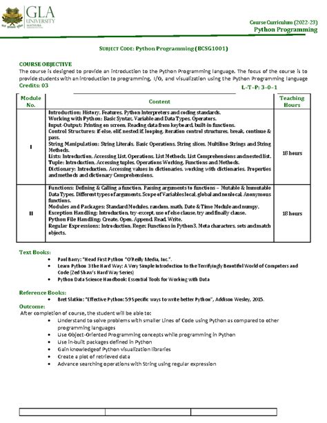 python programming bcsg 1001 1 course curriculum 2022 23 python