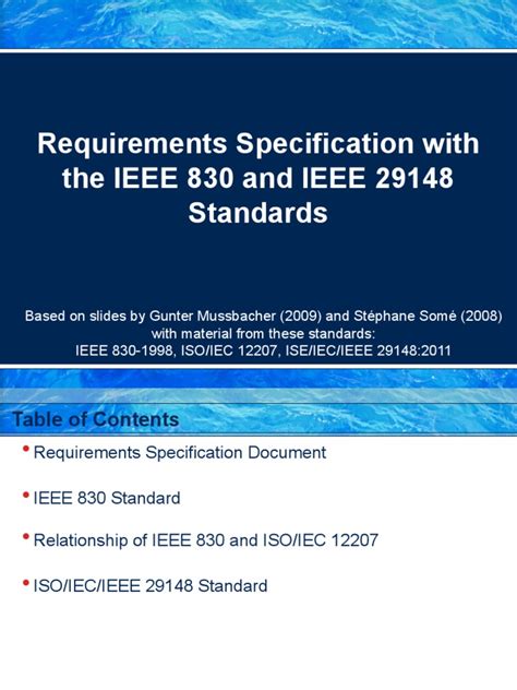 1 3 Ieee Standards Plus Tools Pdf Specification Technical Standard Verification And