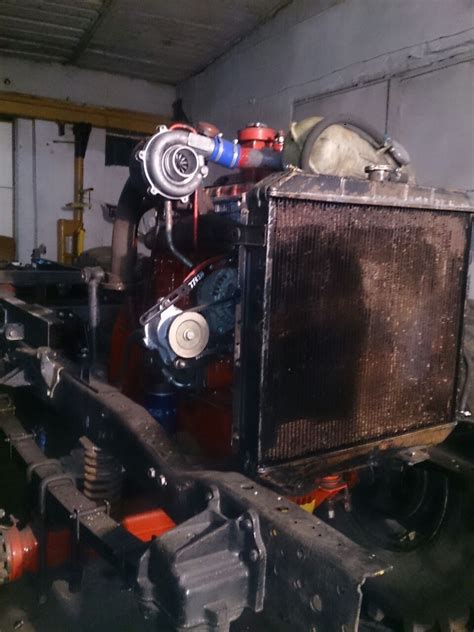 Установка движка д245 камазовская турбина — Раптор 4 7 л 2012 года тюнинг Drive2