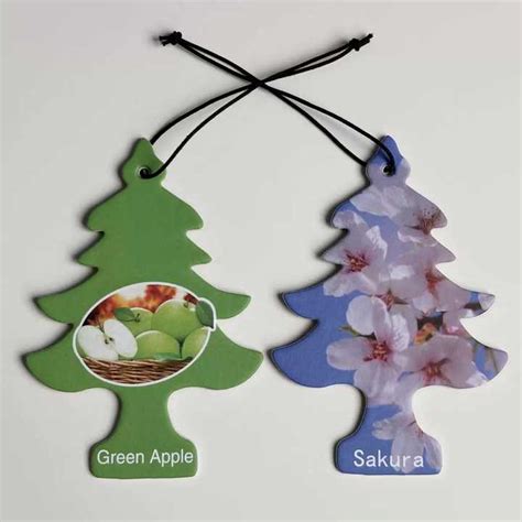 Wholesale Custom Hot Sale Long Lasting Tree Shaped Car Air Freshener Natural Essential Oil