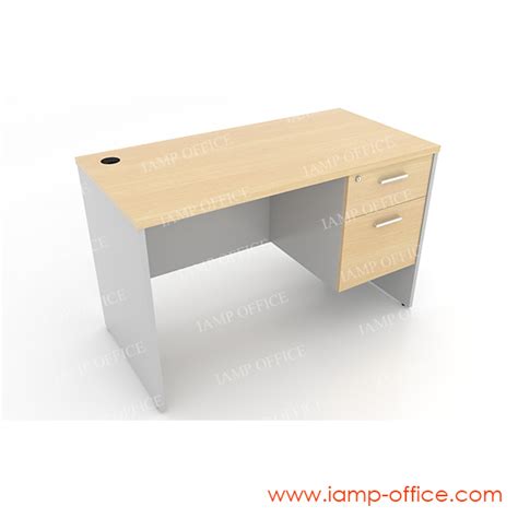 โต๊ะทำงาน 2 ลิ้นชัก 60 แบบตรง ด้านขวา Iamp Office Furniture Co Ltd