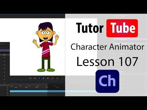 Adobe Character Animator Tutorial Lesson Auto Blink YouTube Lesson Character Tutorial
