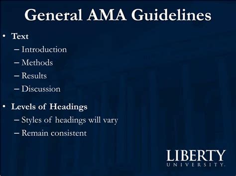 Ppt Ama Formatting Powerpoint Presentation Free Download Id6678342