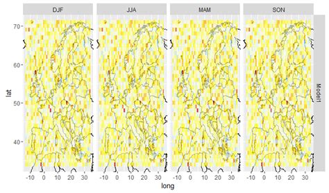R Using Ggplot To Plot A Map From A Matrix Stack Overflow