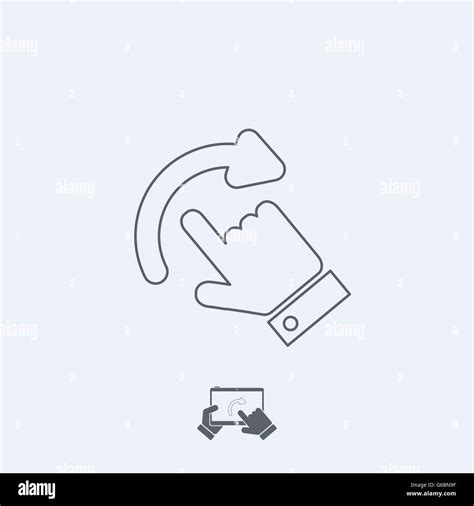 Refresh Thin Icon Stock Vector Image Art Alamy