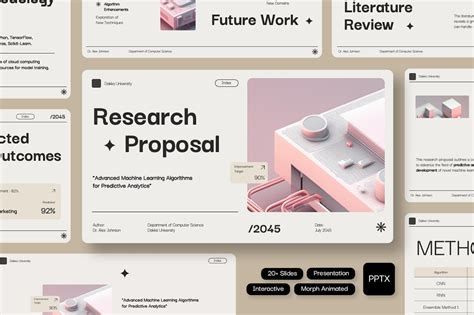 交互式研究提案 Ppt模版 Pptx 云瑞设计