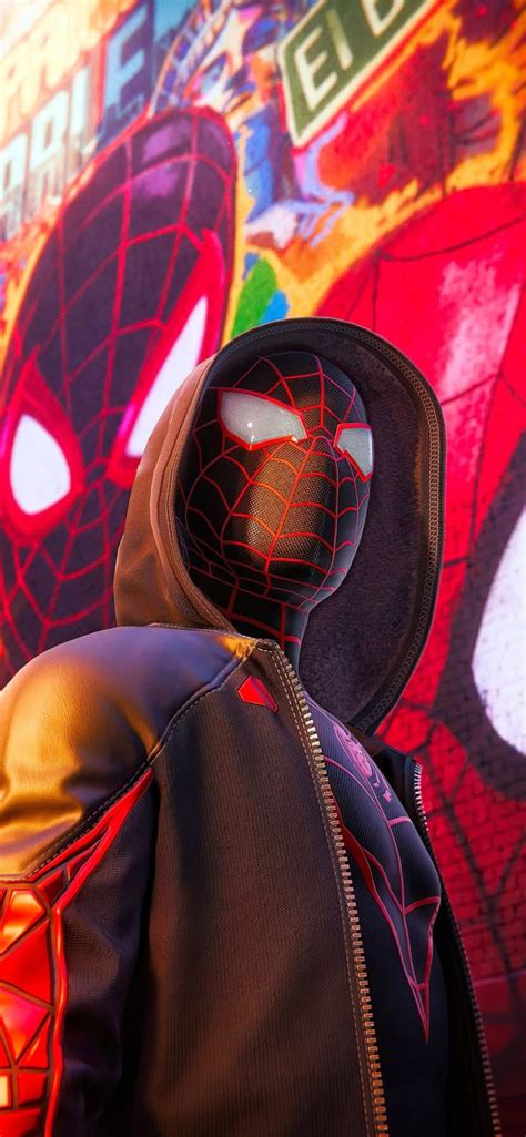 Miles Morales Black Spiderman Spider Man Wallpaper Spiderman