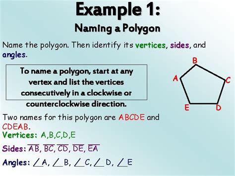 Chapter 3 Lesson 4 Objective To Classify Polygons