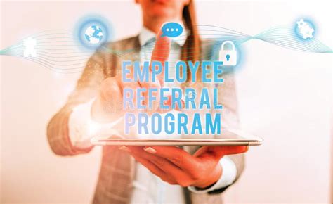 Conceptual Hand Writing Showing Employee Referral Program Business