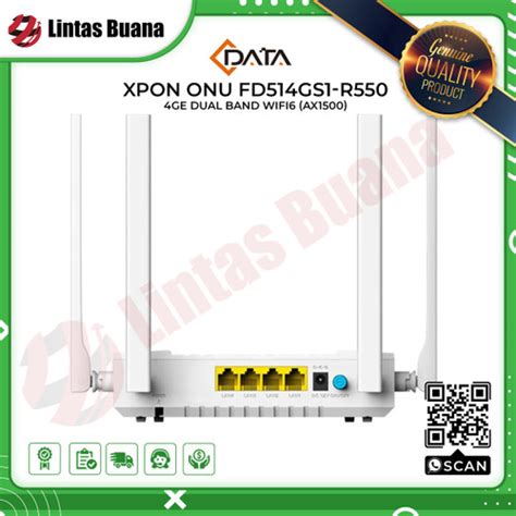 Jual C Data Xpon Onu Fd514gs1 R550 4ge Dual Band Wifi6 Ax1500 Gpon